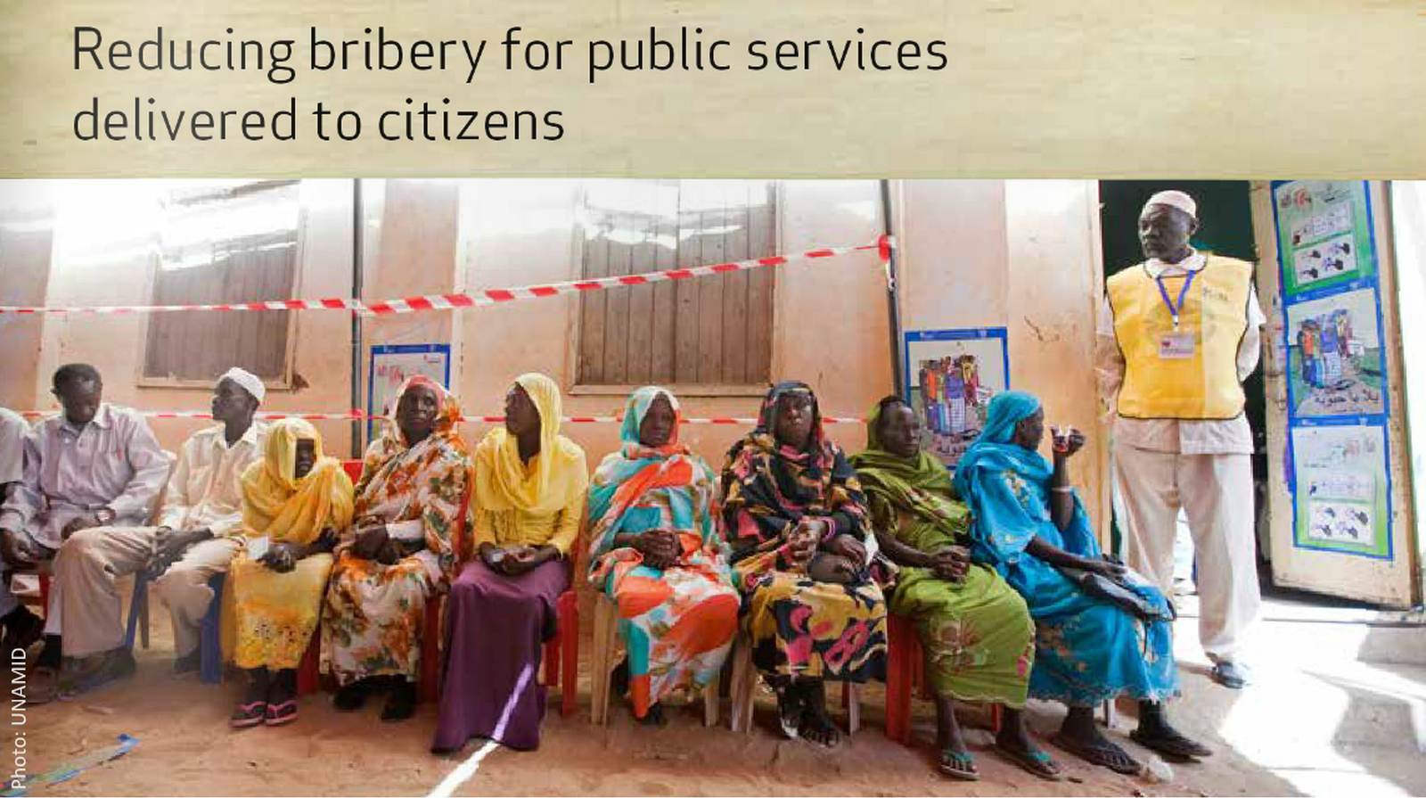 Reducing bribery for public services delivered to citizens