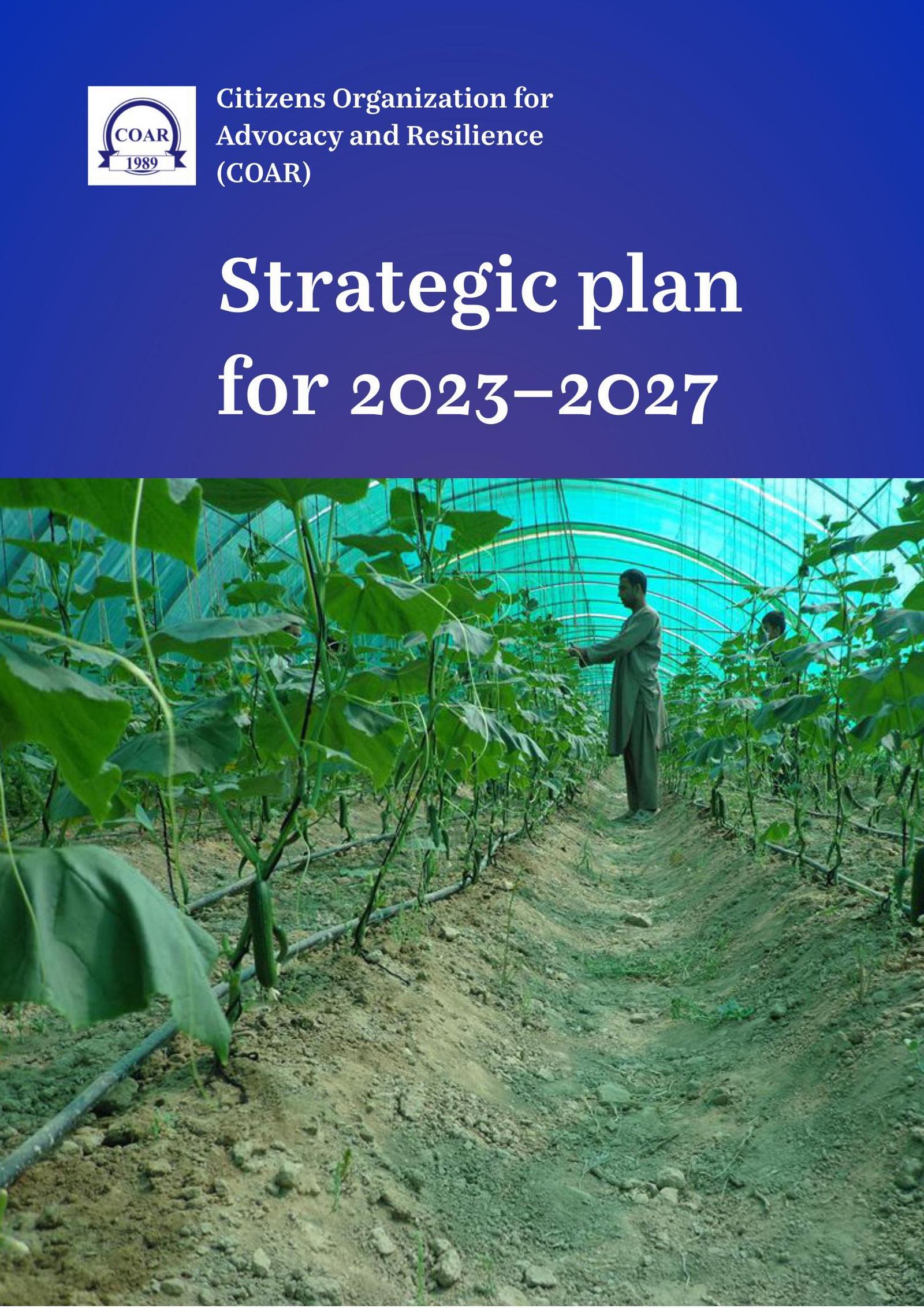 COAR Strategic Plan 2023-2027