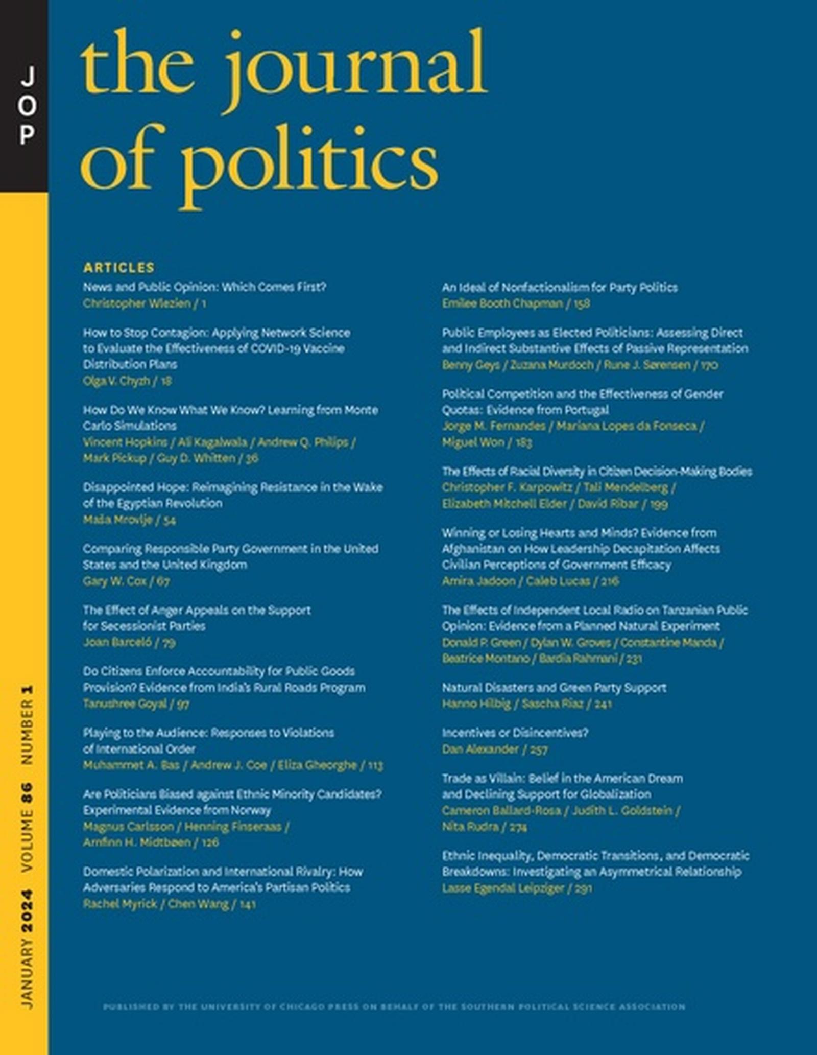 Jobs and Political Participation: Evidence from a Field Experiment in ...