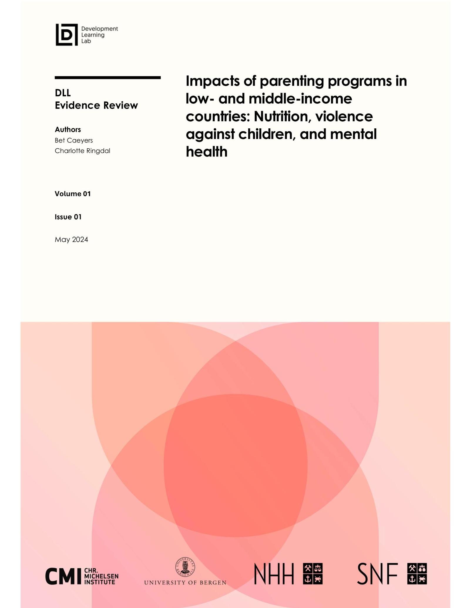 Impacts of parenting programs in low- and middle-income countries