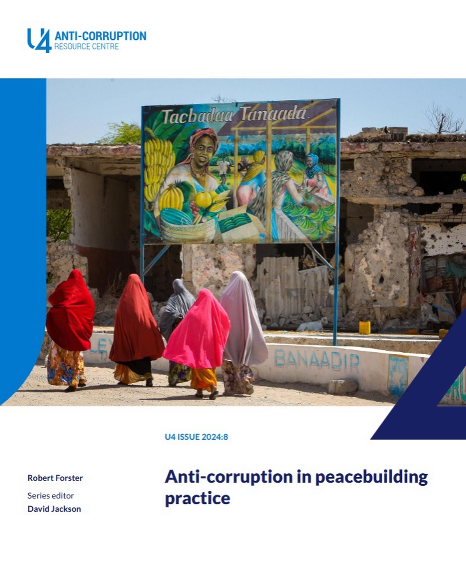 Anti-corruption in peacebuilding practice