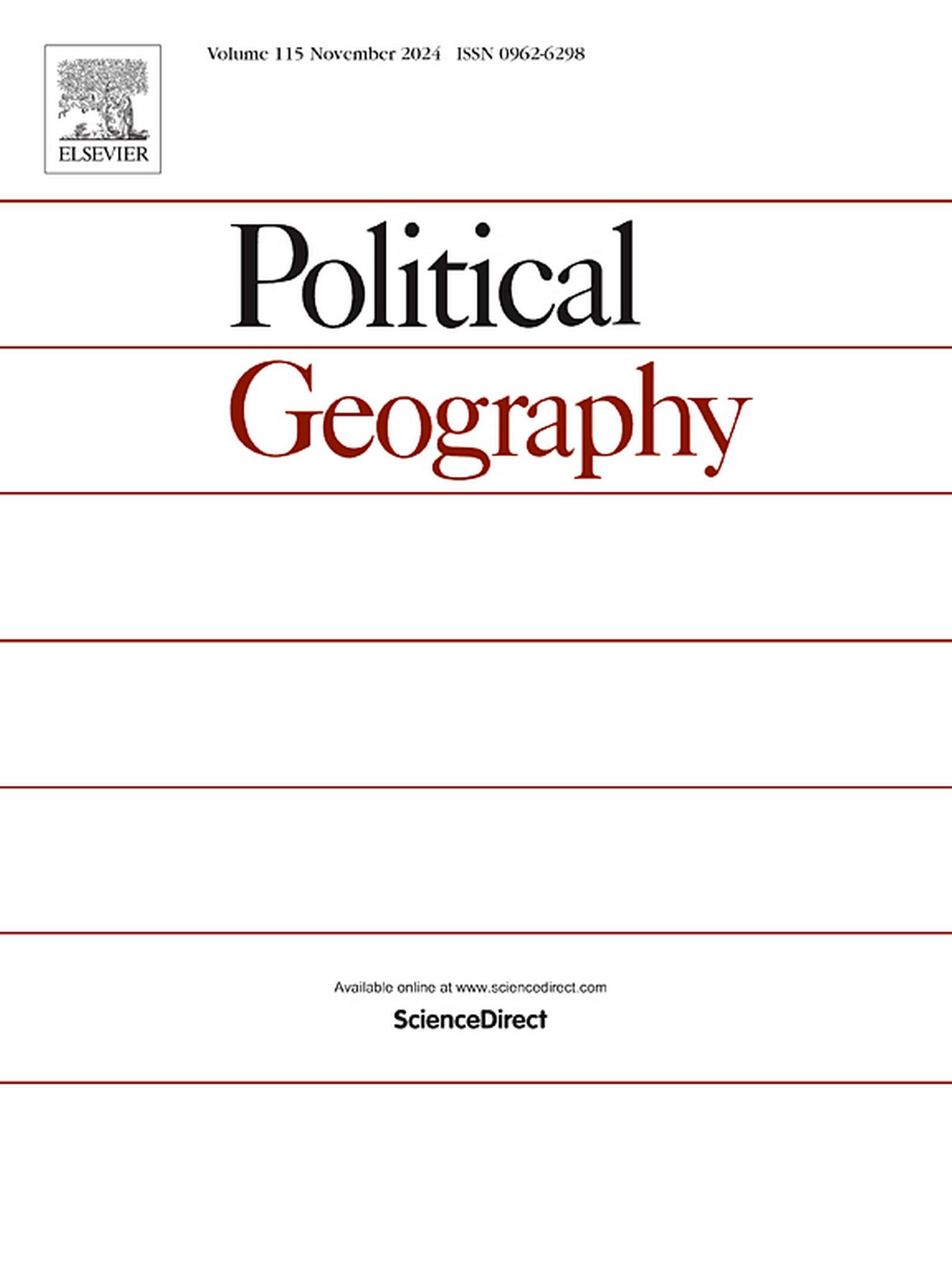 Special Issue in Political Geography on the Political Ecology of ...