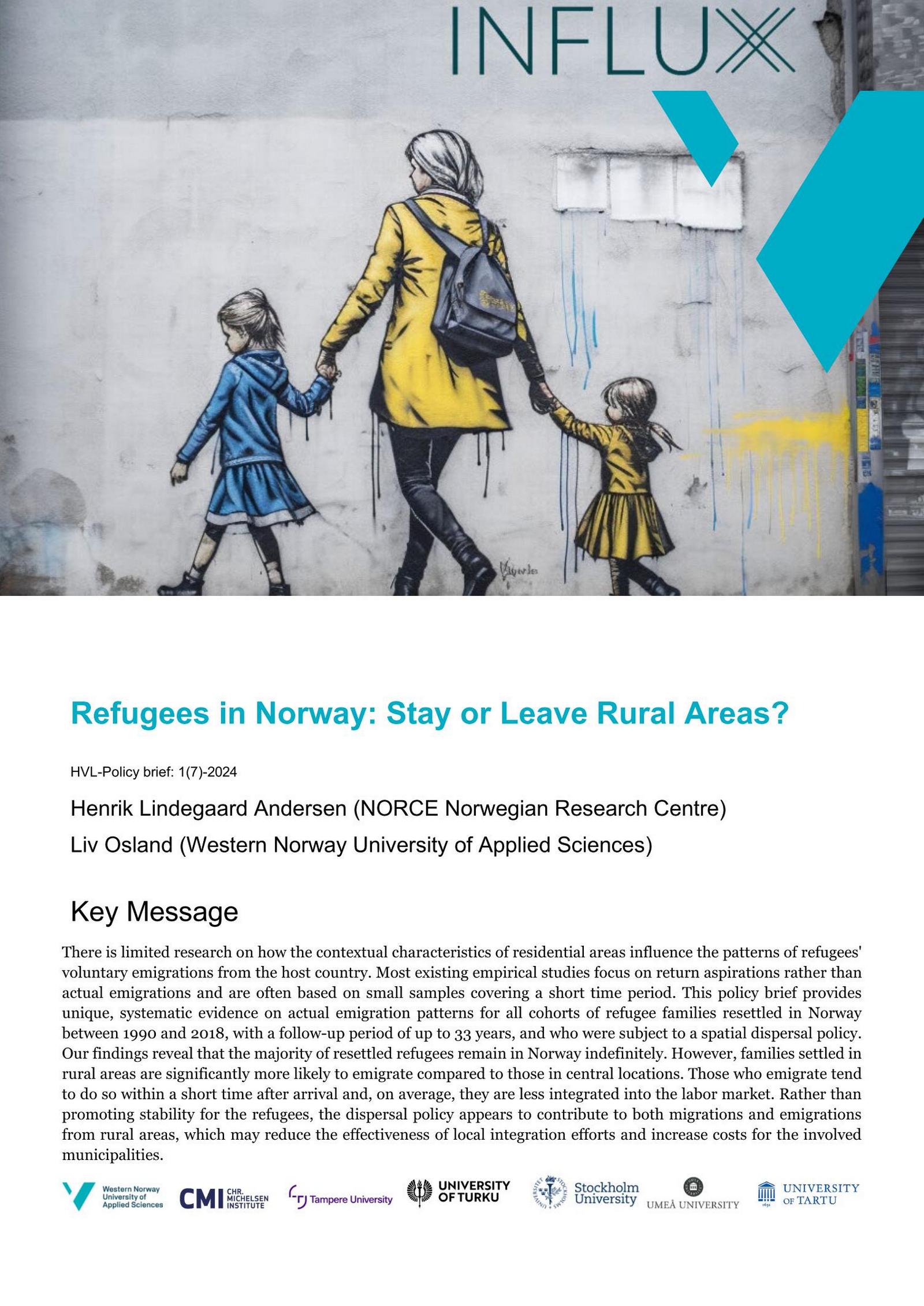 Refugees in Norway: Stay or Leave Rural Areas?