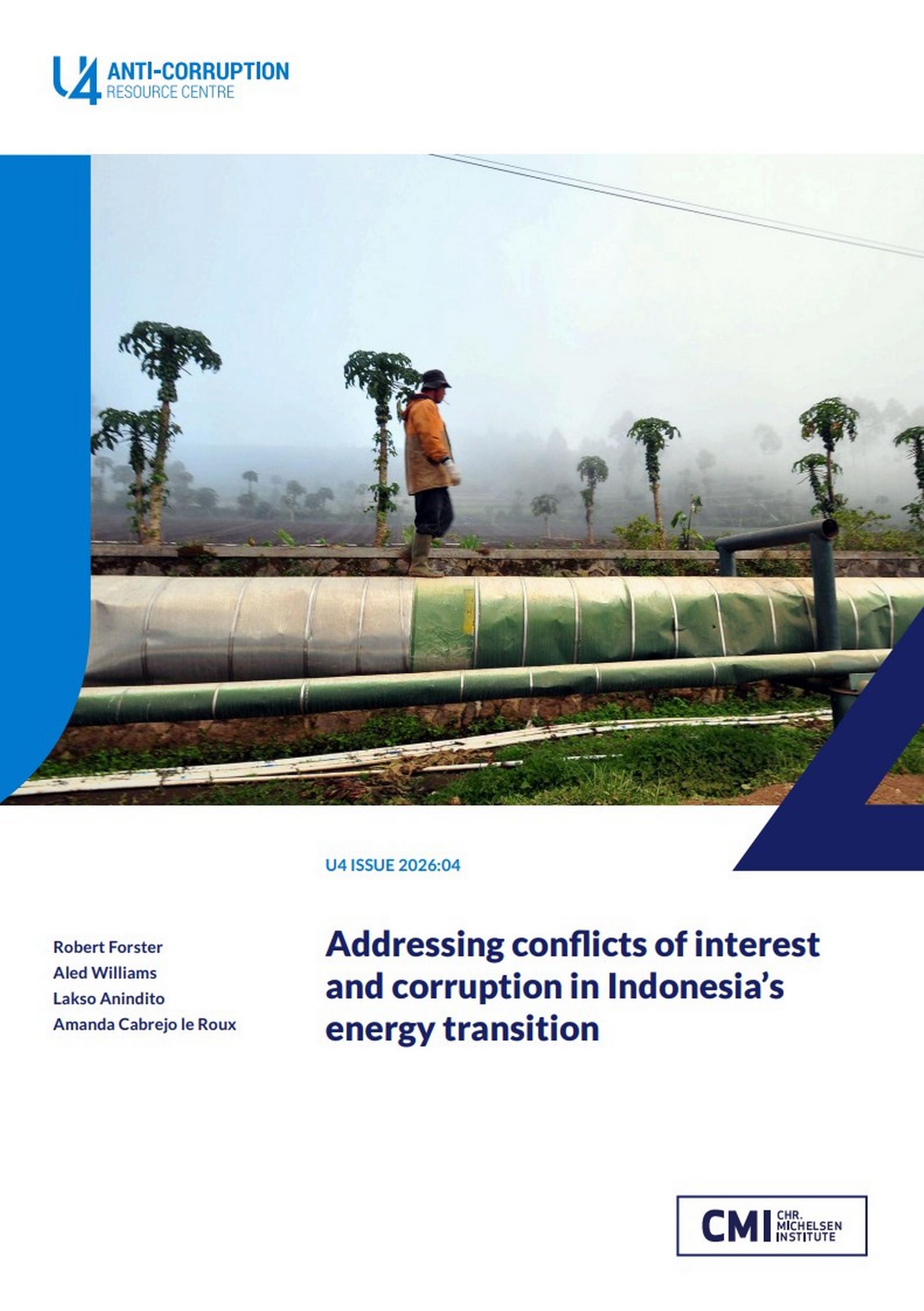 Addressing conflicts of interest and corruption in Indonesia’s energy ...